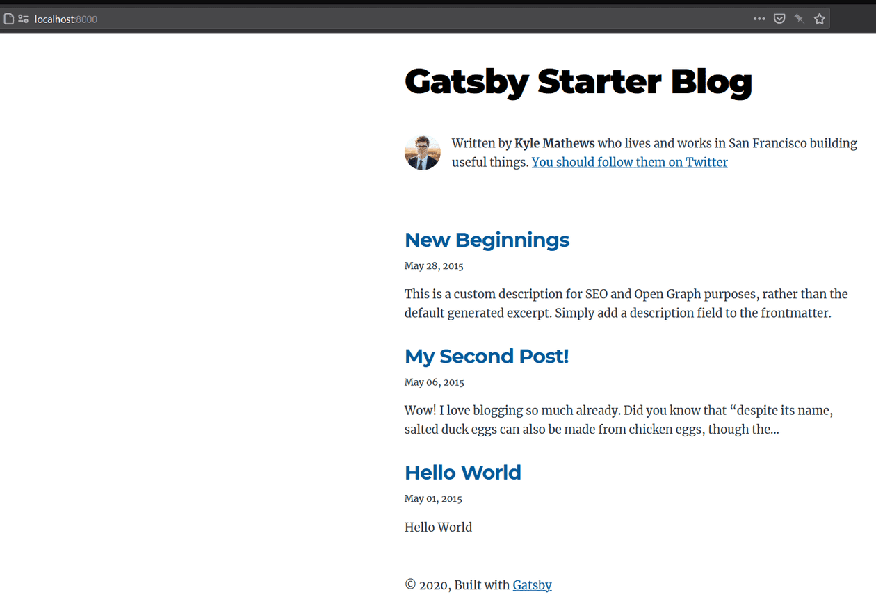 Setting Up A Gatsby Blog Simon Says Code 